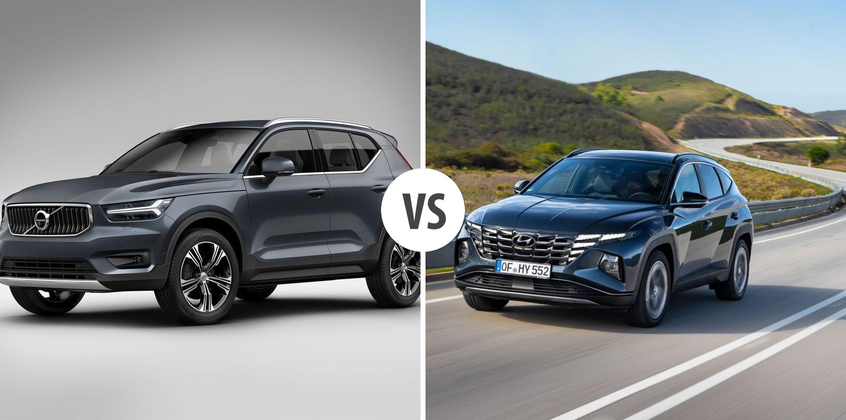 Volvo XC40 vs Hyundai Tucson - Differences and prices compared