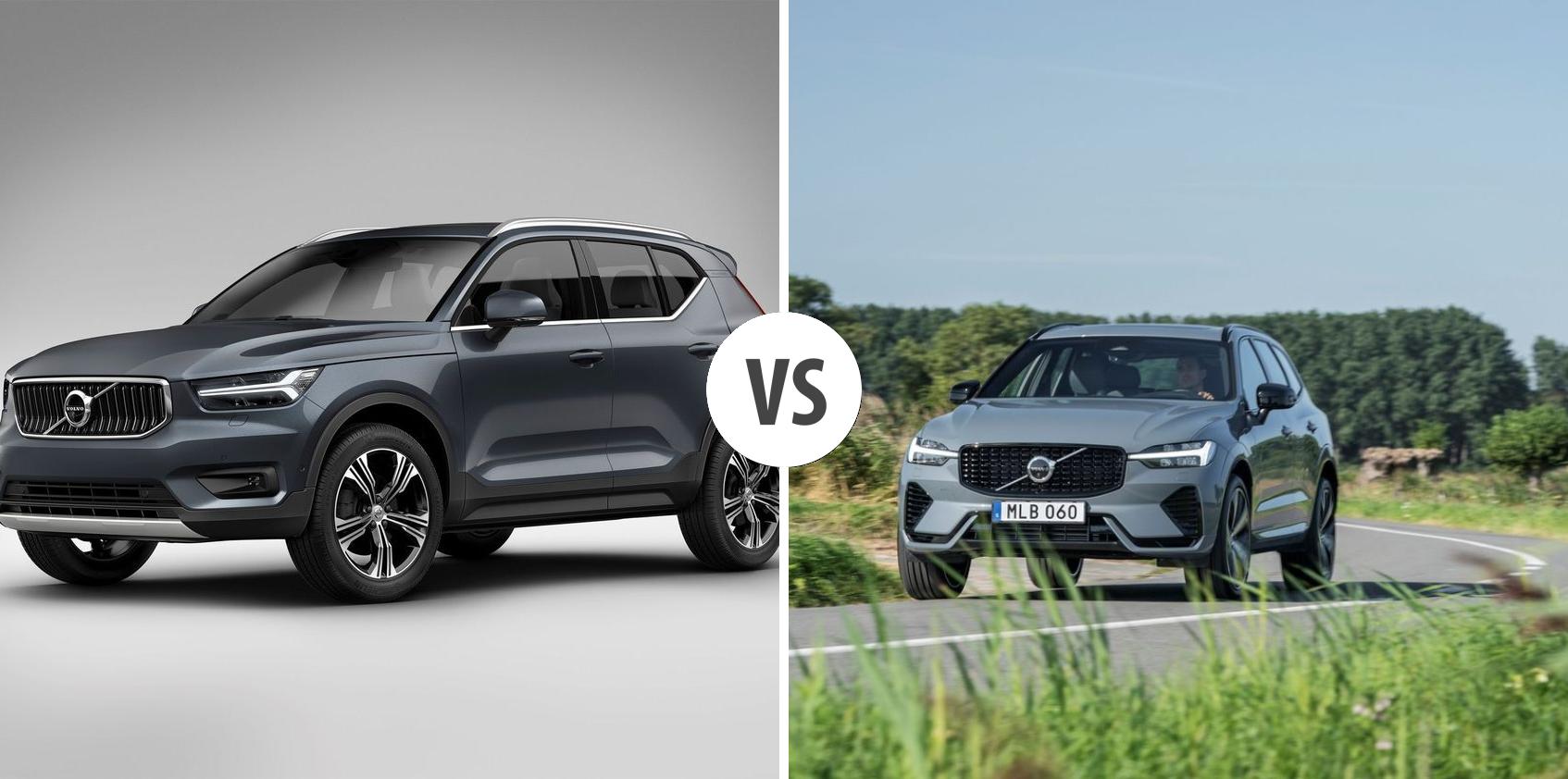 Volvo XC40 vs Volvo XC60 – Specs, differences & prices compared | DriveDuel UK