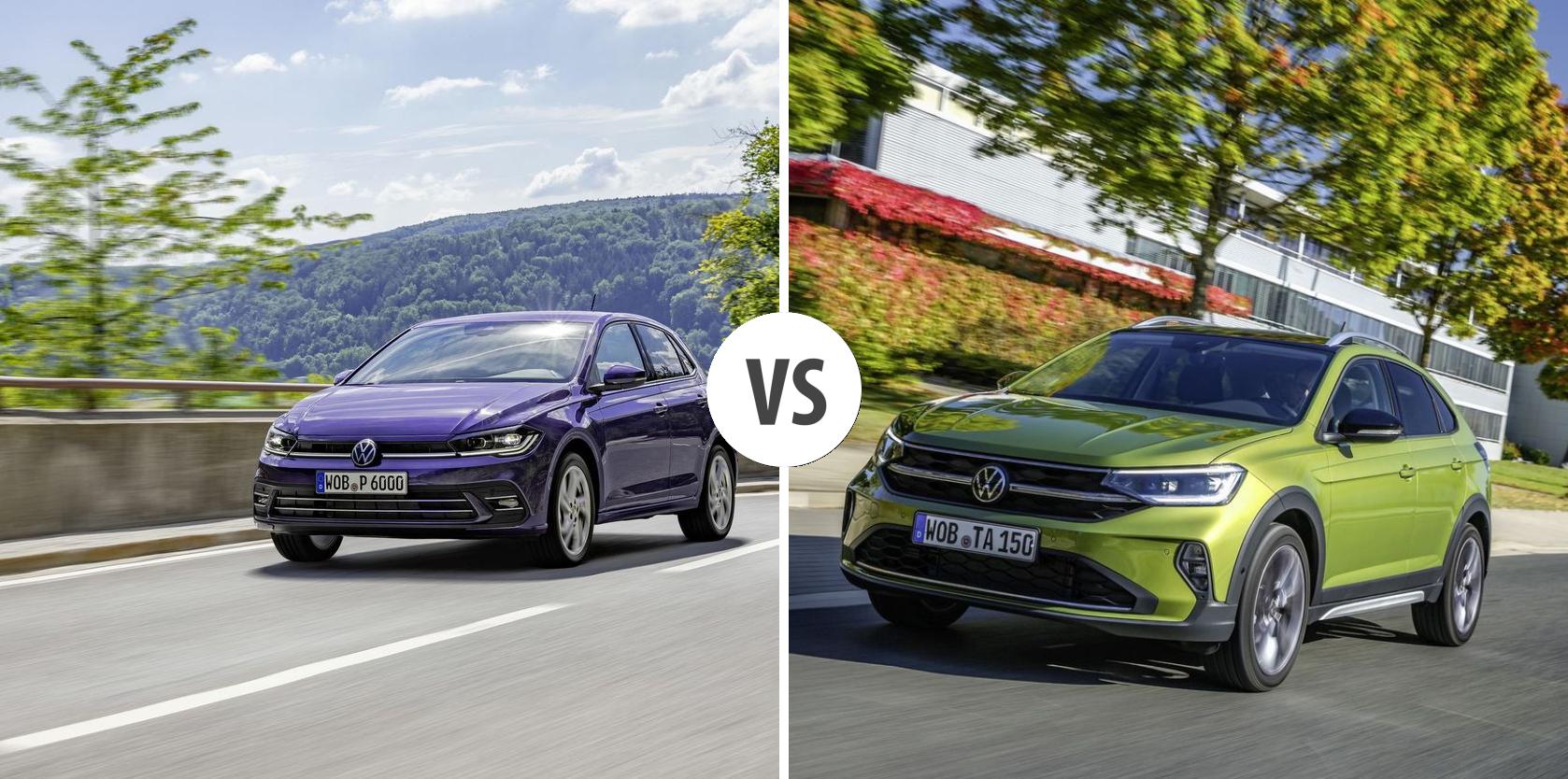VW Polo vs VW Taigo comparison - differences, prices & technical data