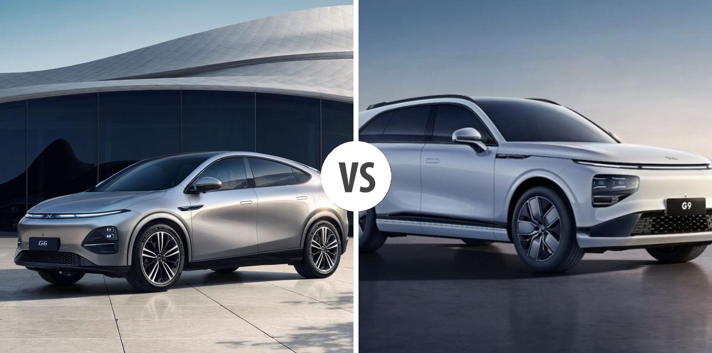 XPeng G6 vs XPeng G9 - Differences and prices compared